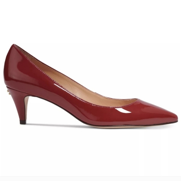Coach | Shoes | New Coach Womens Sloane Kittenheel Pumps Cherry Red ...